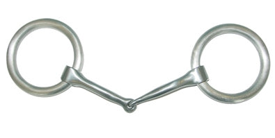 Metalab Performer Stainless Steel Brushed O-Ring Snaffle Bit – HorseLoverZ