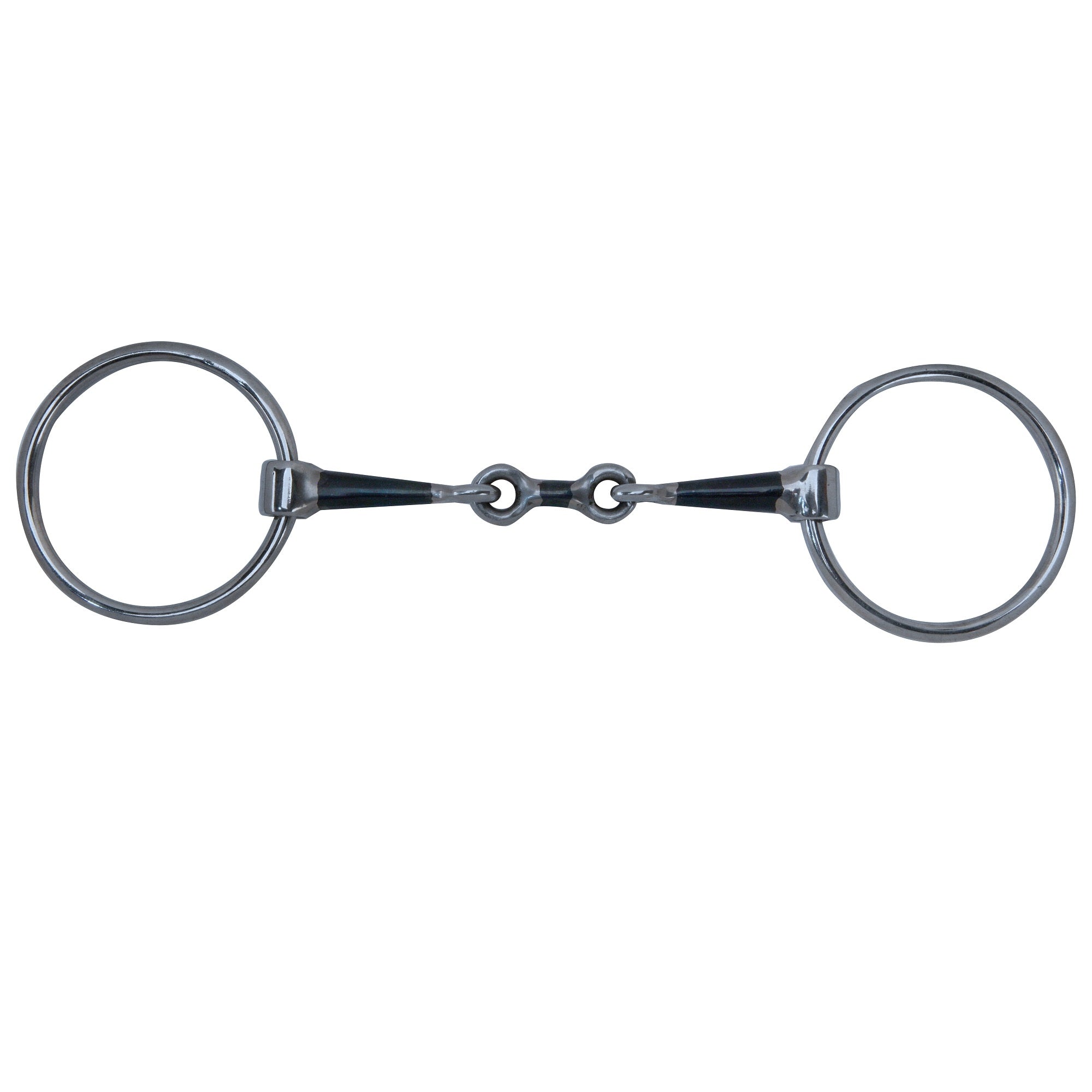 Toklat O Ring Blue Steel Dogbone Snaffle Bit– HorseLoverZ