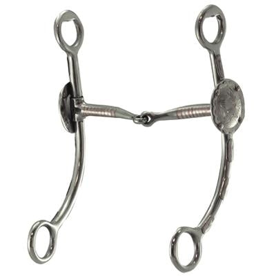 Coronet Silver Engraved Snaffle with Copper Inlay Bit– HorseLoverZ
