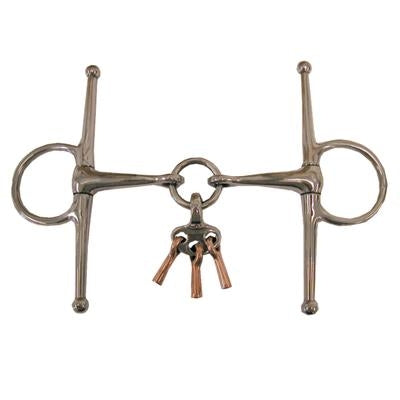Coronet Full Cheek Bit with Copper Players– HorseLoverZ