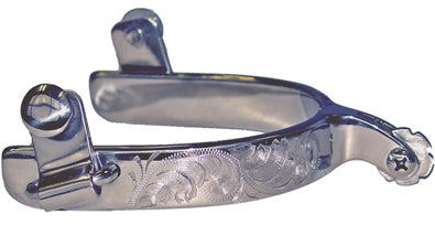 Metalab Roper Spur Stainless Steel Engraved – HorseLoverZ