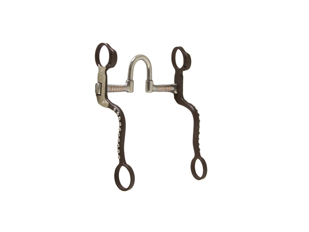 Western AT Silver Dot Correction S-Shank Bit– HorseLoverZ