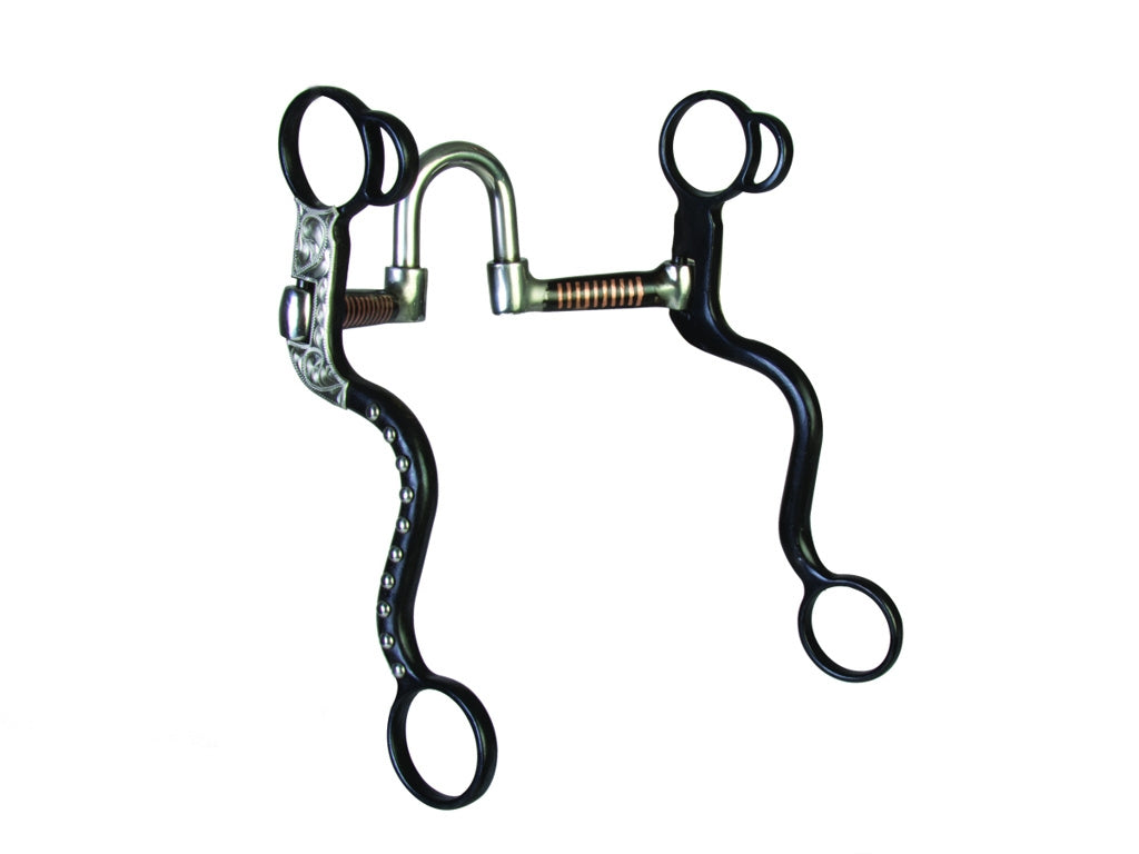 Western BS Silver Dot Correction S-Shank Bit– HorseLoverZ