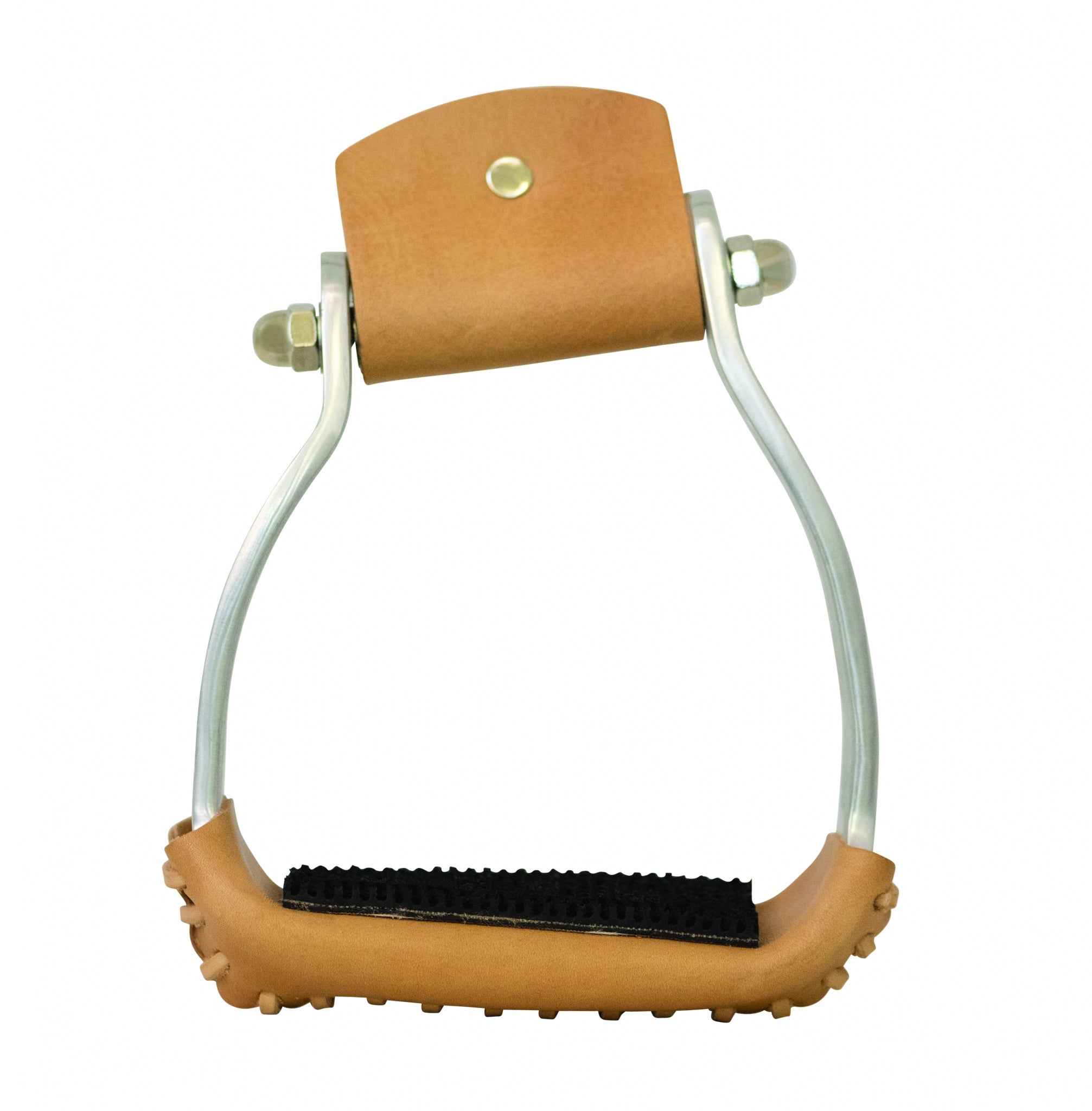 Equi-Sky Slanted Aluminum Stirrups With Rubber Pads– HorseLoverZ