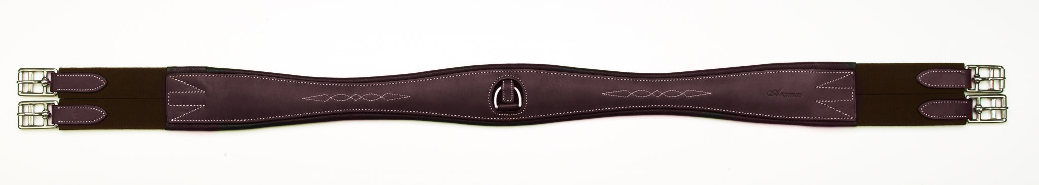 Aramas Fancy Stitched Overlay Girth– HorseLoverZ