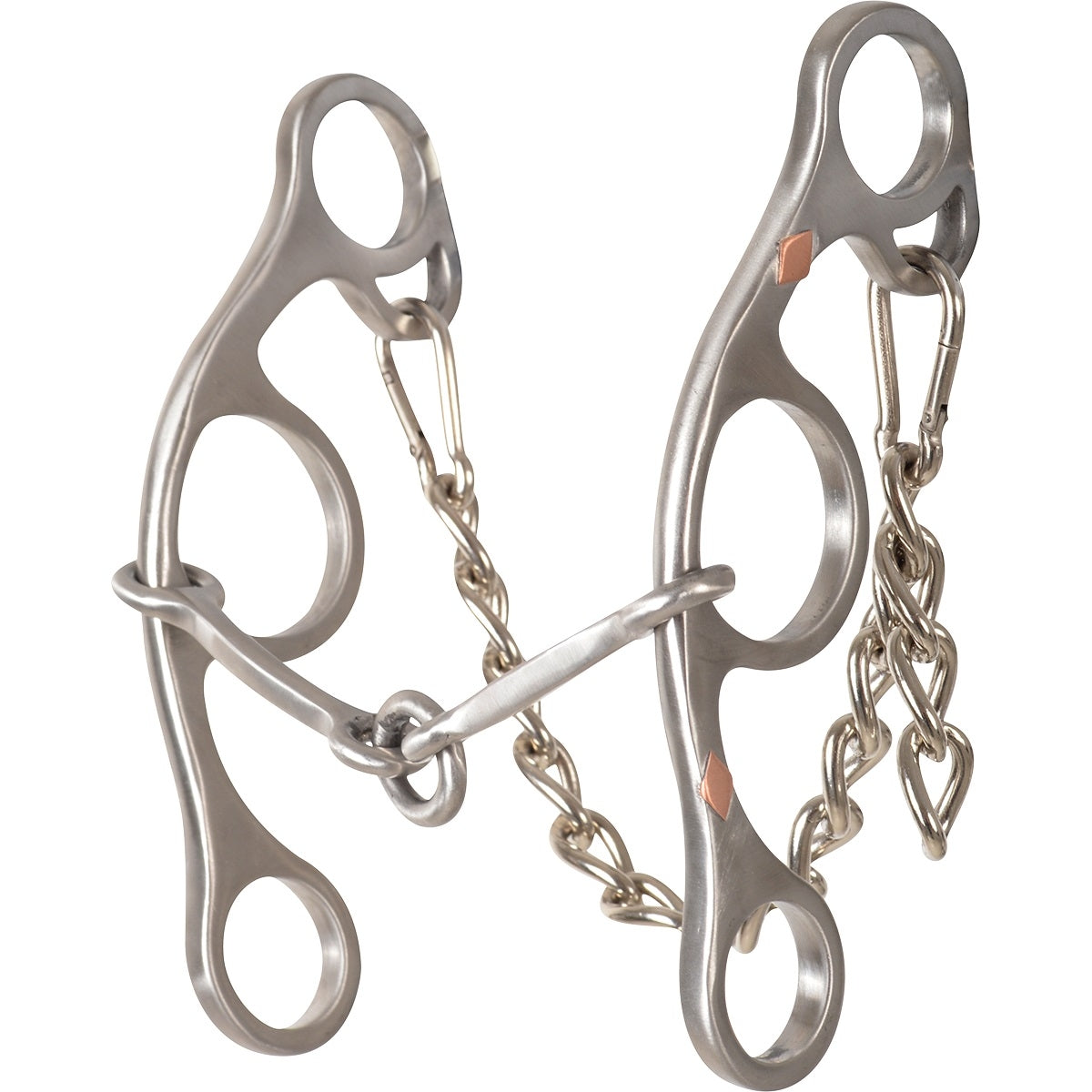 Classic Equine Sherry Cervi Diamond Short Shank Barrel Bit- O-Ring Squ ...
