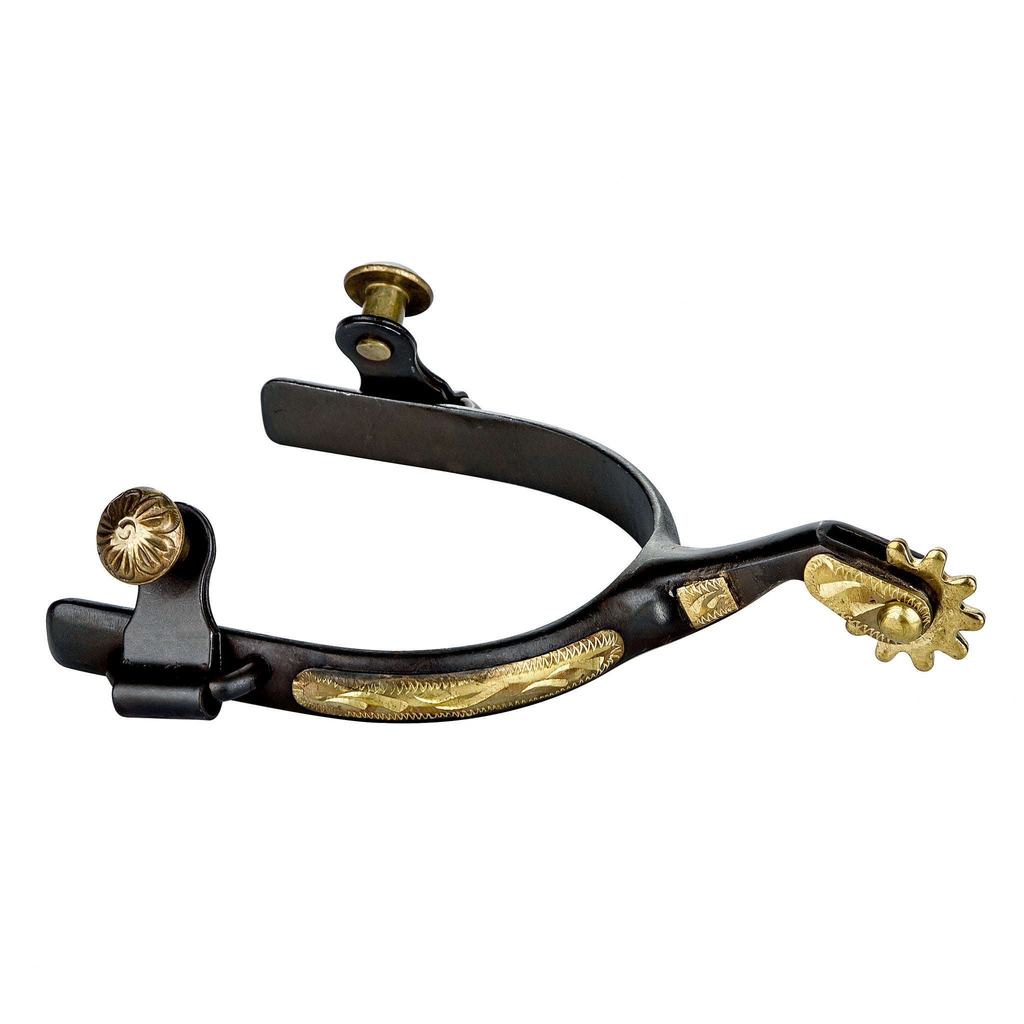 Tabelo BS Roping Spurs with Engraved Trim– HorseLoverZ
