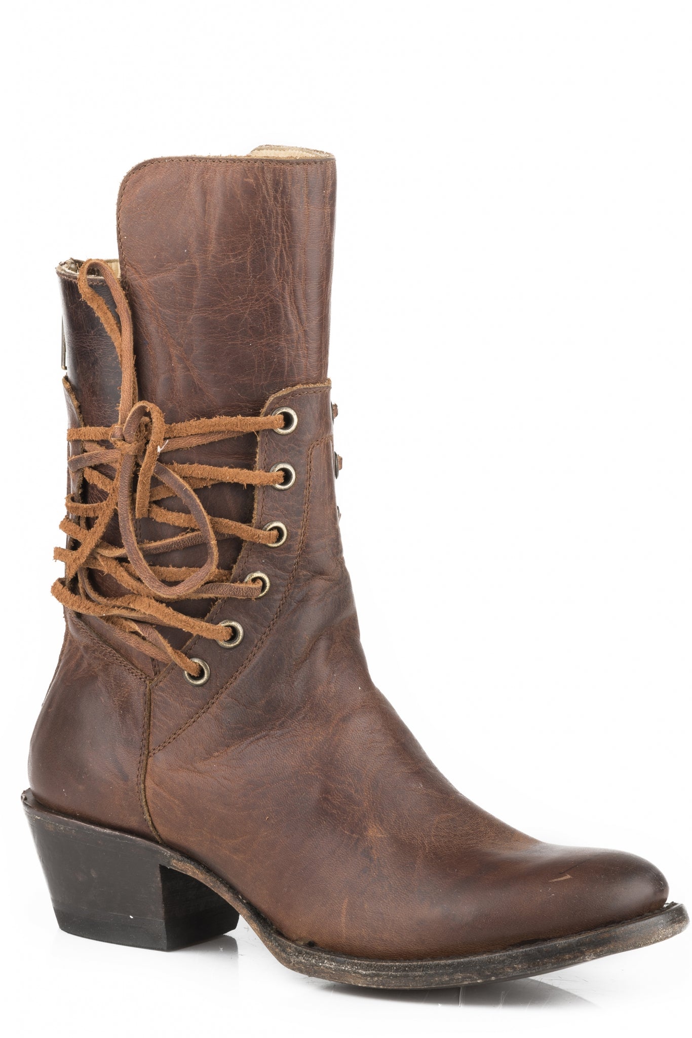 Stetson Ladies Emory Tie Around Shaft Cowboy Boots– HorseLoverZ