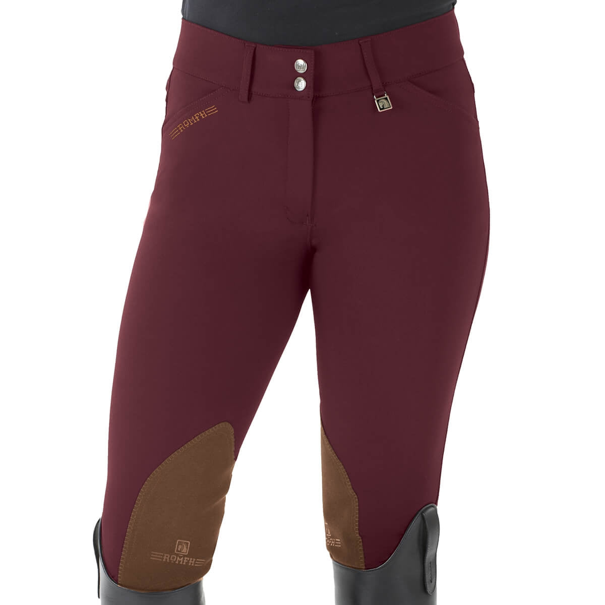 Romfh Ladies Sarafina Knee Patch Euroseat Breeches – HorseLoverZ