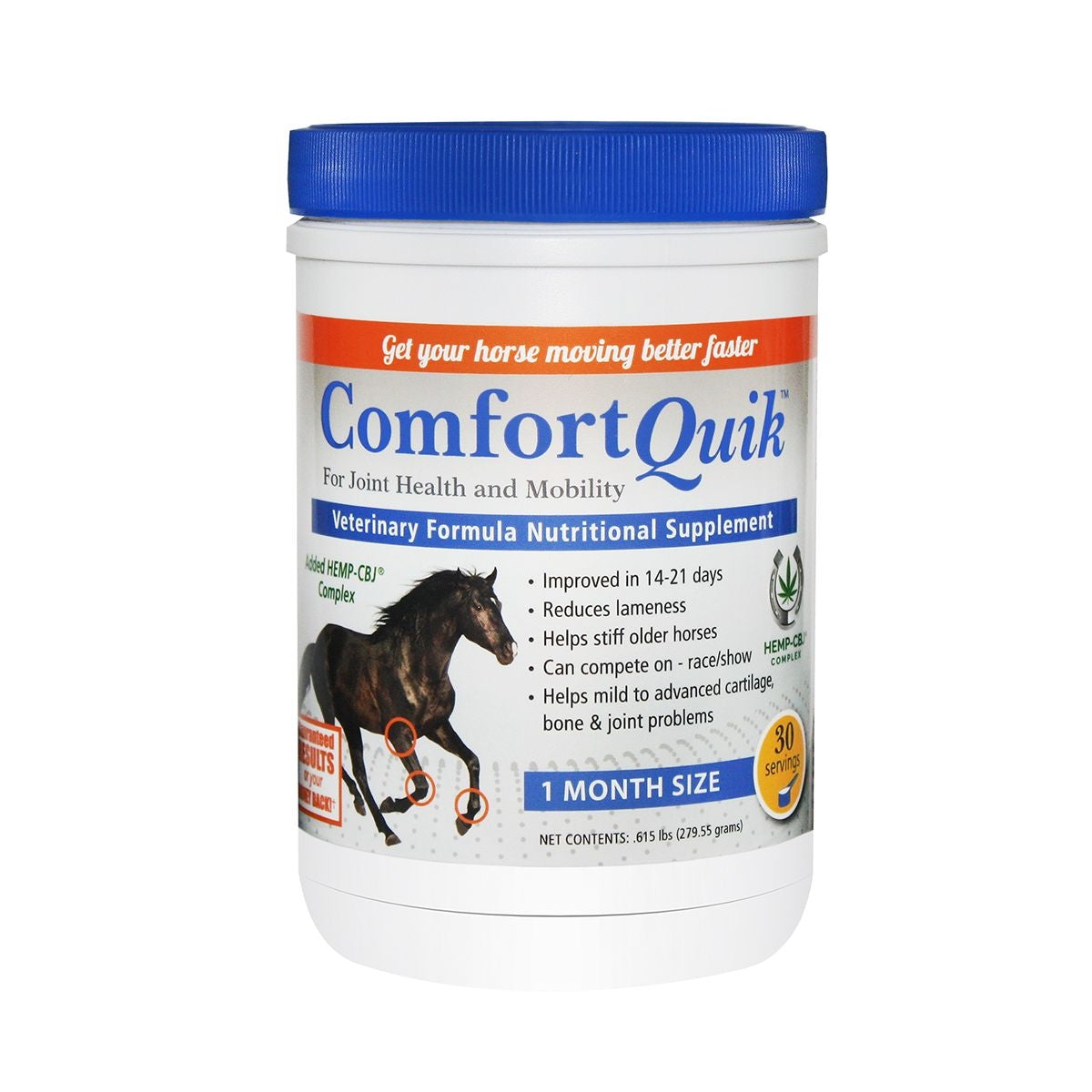 Equine Medical Comfort Quik with Hemp-CBJ Complex Joint Health & Mobil ...