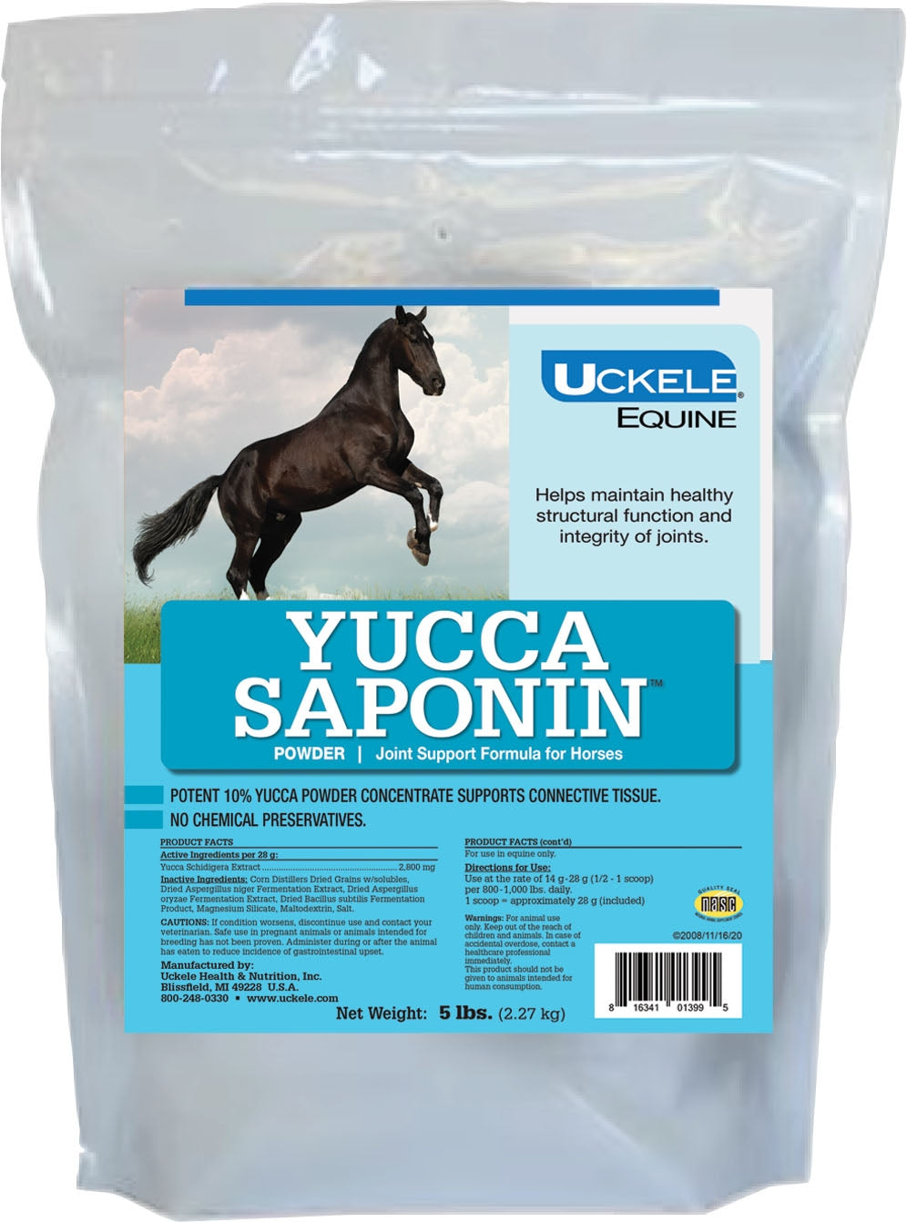 Uckele by SmartEquine Yucca Saponin Joint Formula Powder– HorseLoverZ