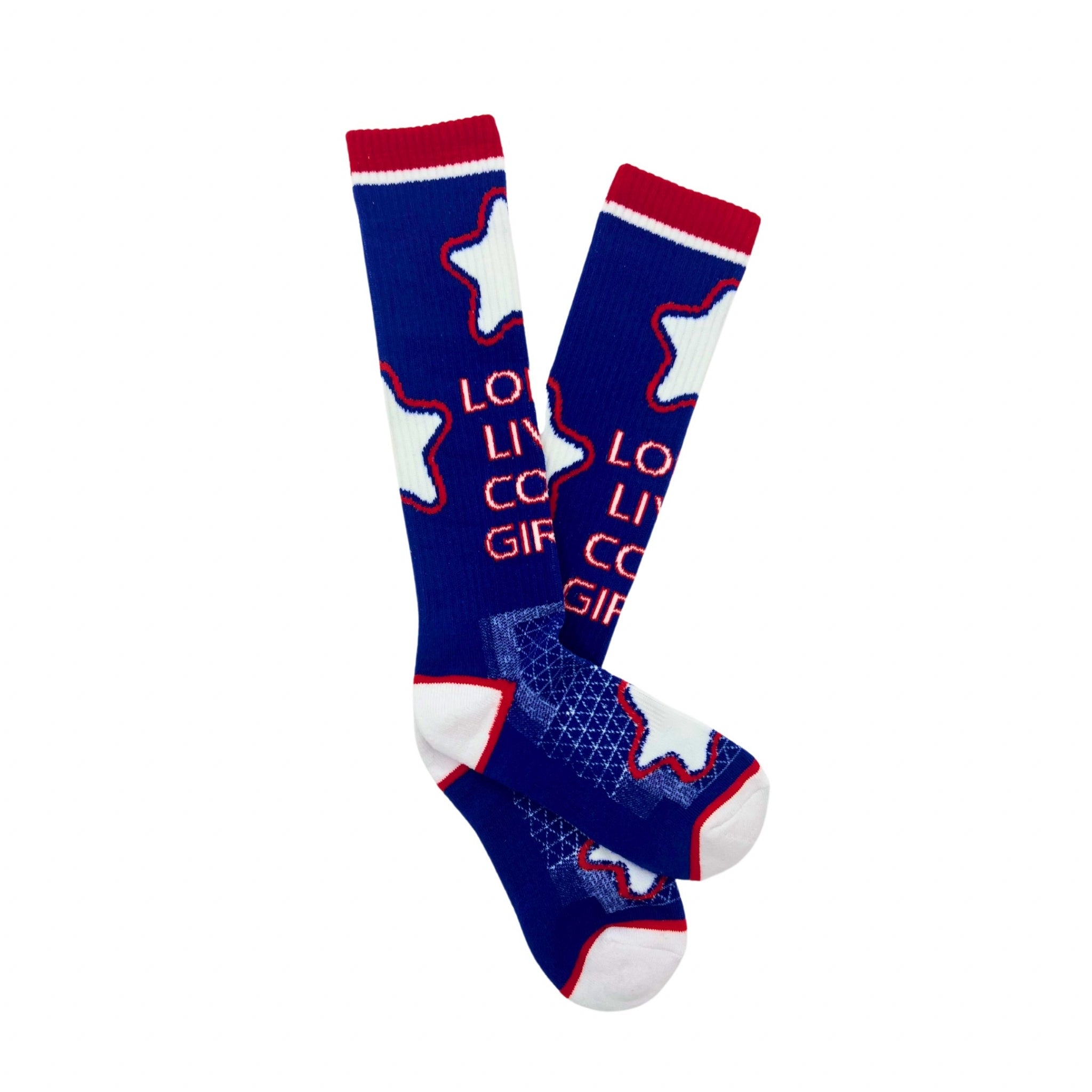 Lucky Chuck Long Live Cowgirls Socks– HorseLoverZ