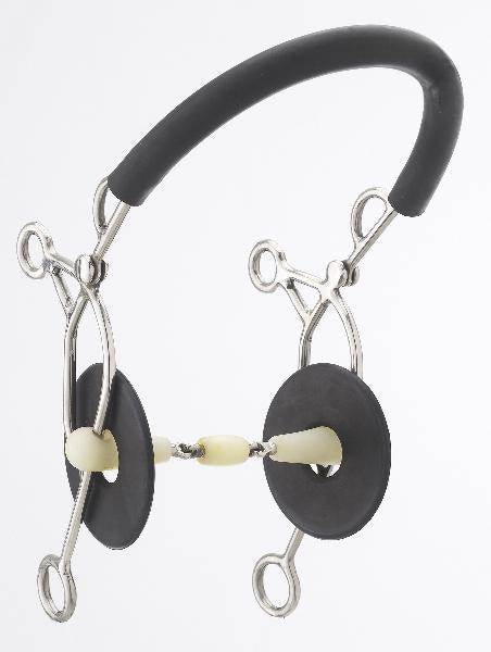 Happy Mouth Hackamore Double Jointed Roller Bit – HorseLoverZ