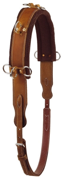 Tory Leather Adjustable Leather Surcingle - Felt Backing– HorseLoverZ