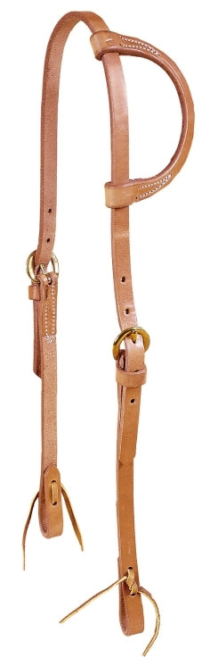 Tory Leather One Ear Single Ply Training Headstall - Snap Bit Ends ...