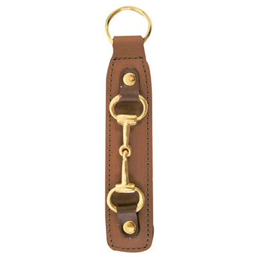 Leather Key Fob With Snaffle Bit– HorseLoverZ