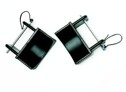 Steel Jump Cups with Black Pins– HorseLoverZ