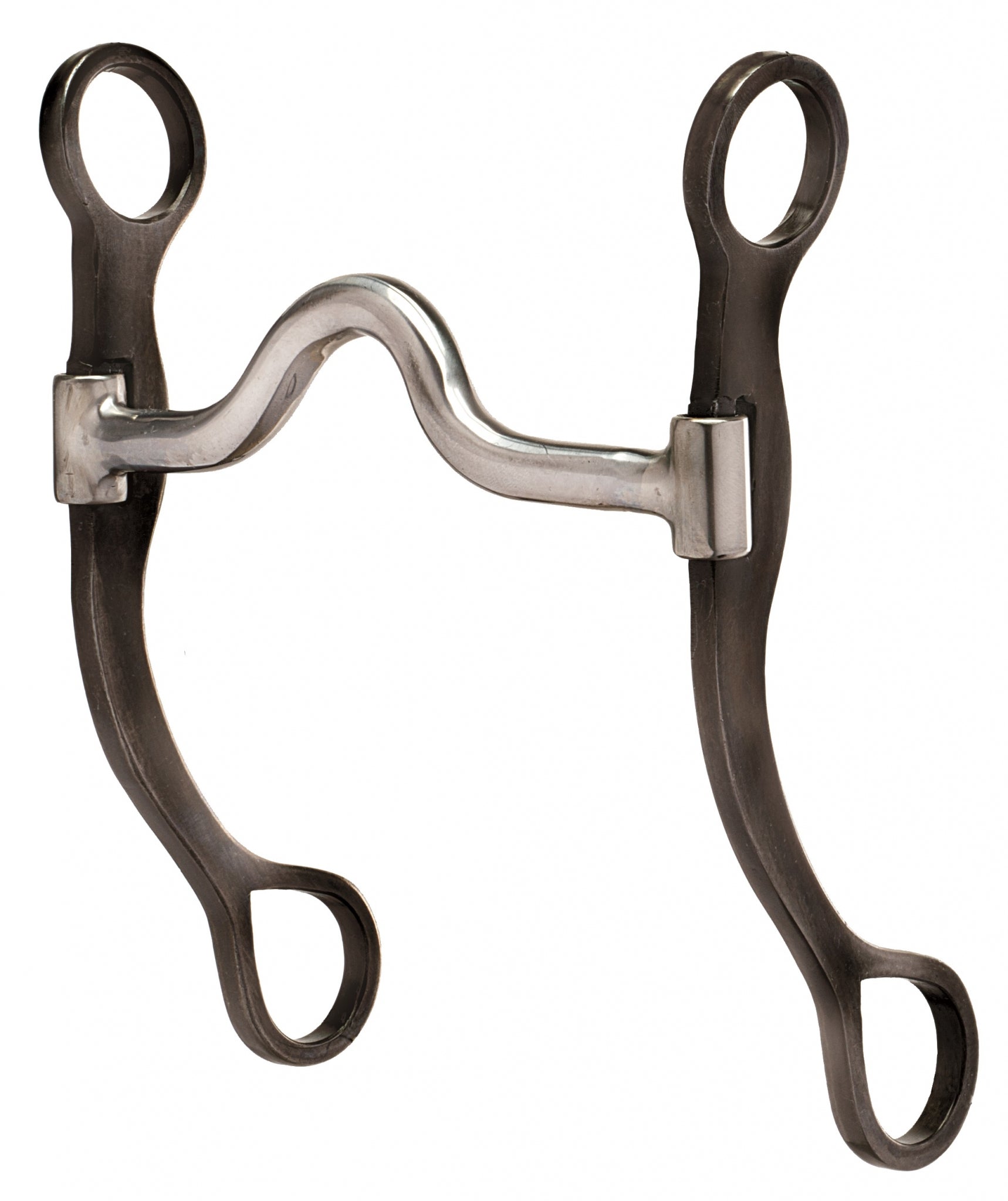 Weaver Leather Antique Medium Port Bit With Copper Inlay– HorseLoverZ