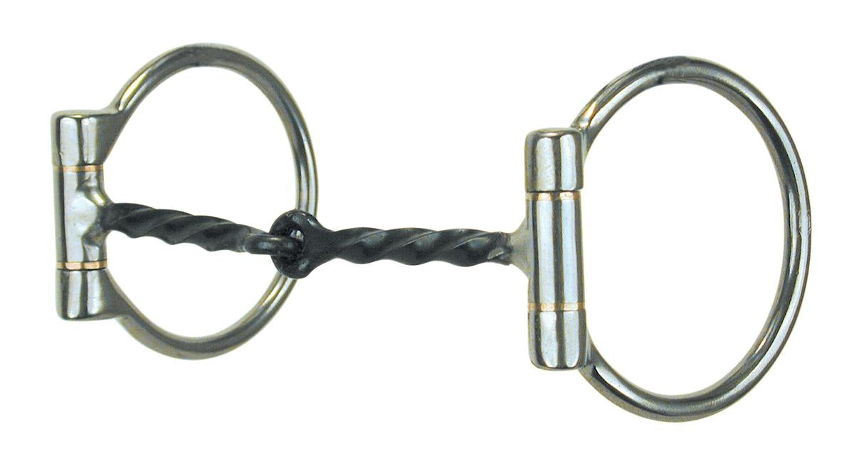 Reinsman Stage E Offset Dee Square Twisted Sweet Iron Snaffle– HorseLoverZ