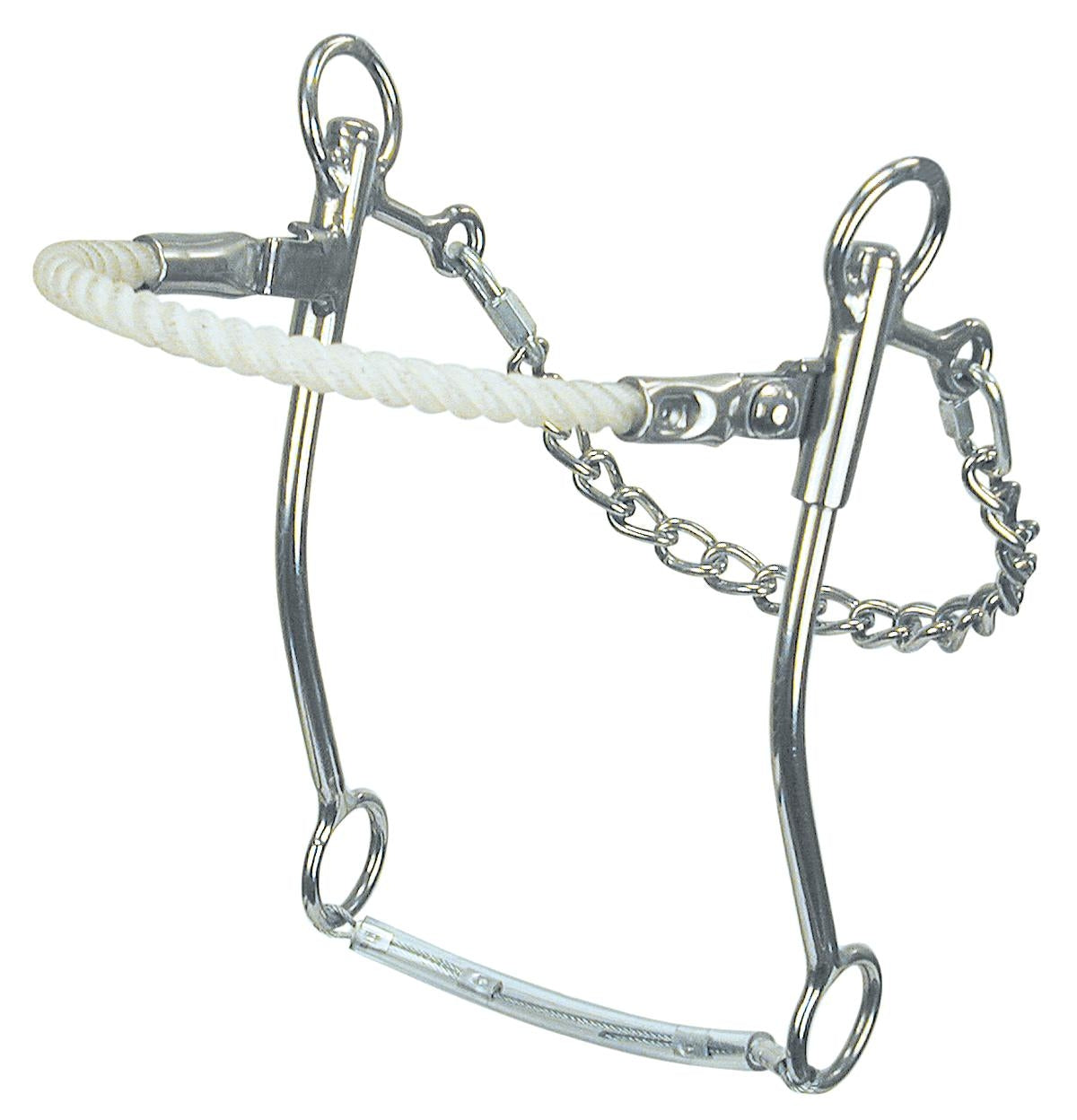 Reinsman Stage E Jim Warner Hackamore Long Shank Rope Nose– HorseLoverZ