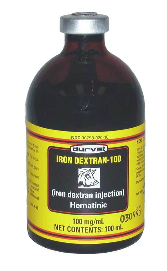 Durvet Iron Dextran Injection– HorseLoverZ