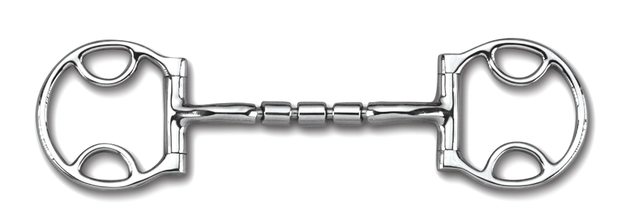 Myler Level 2 Western Dee Sweet Iron Mullen Triple Barrel Bit With Hoo ...