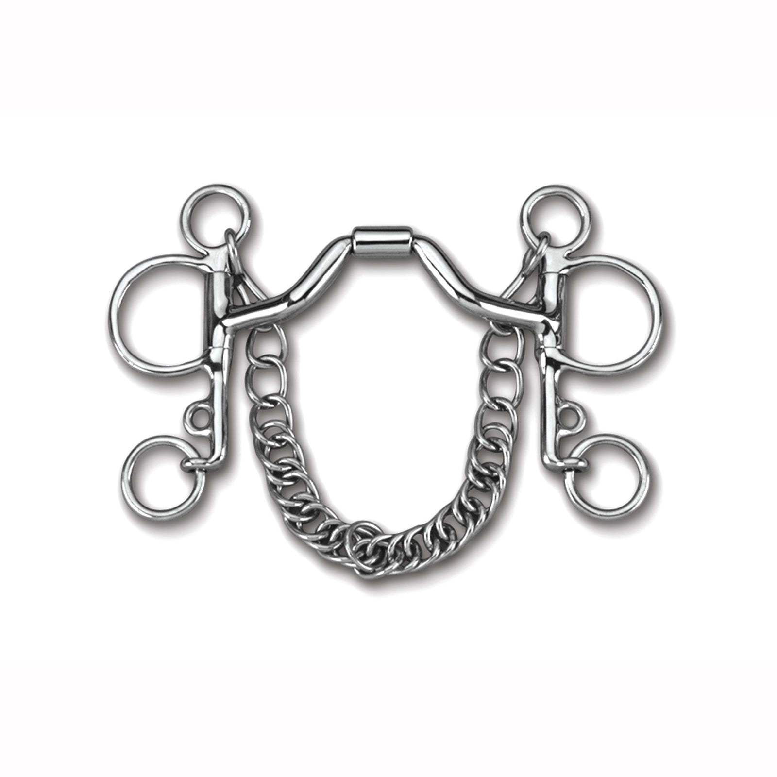 Myler Level 3 Pelham Stainless Steel Ported Barrel Bit– HorseLoverZ