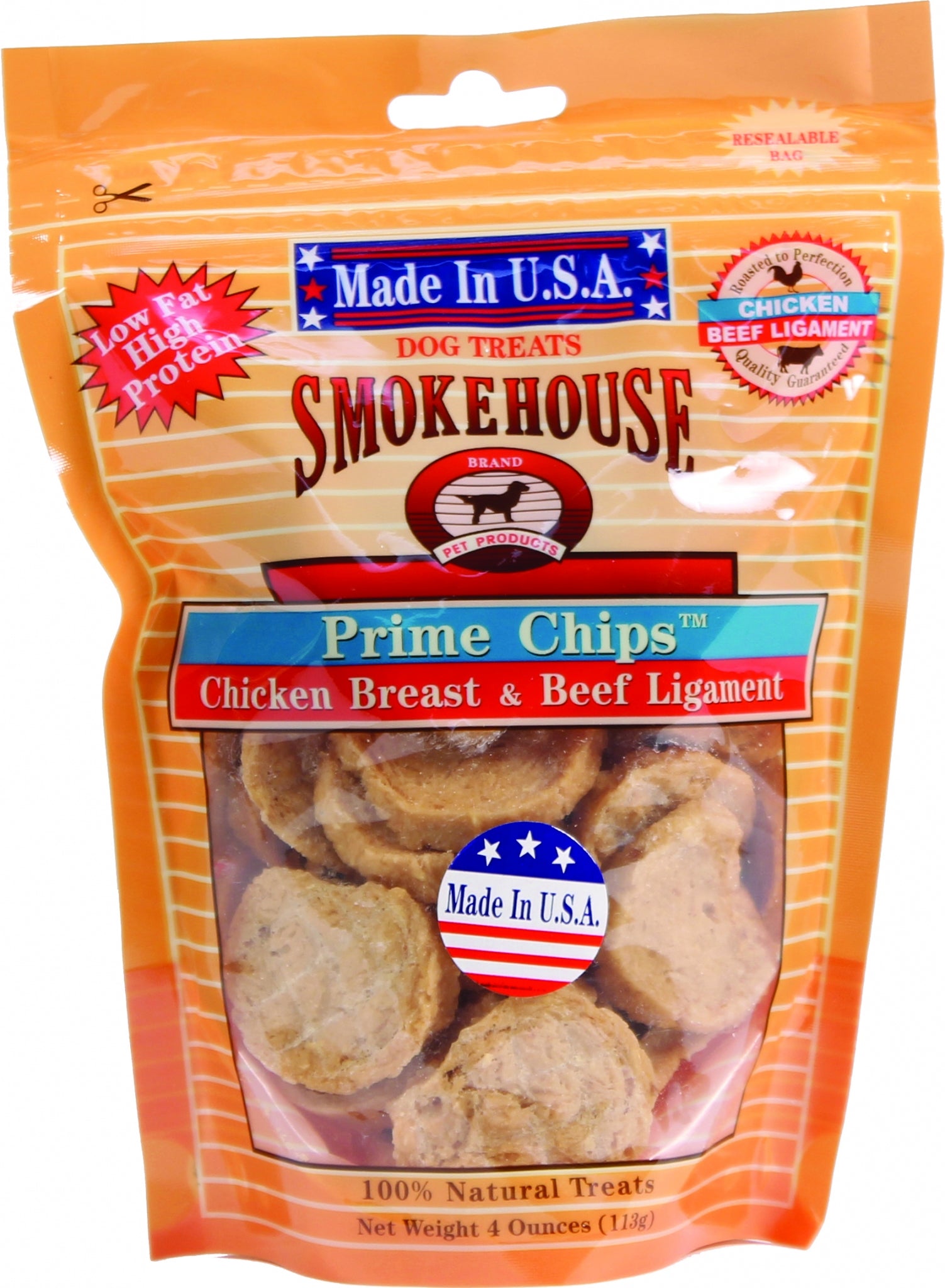 Smokehouse USA Prime Chips Dog Treats Resealable Bag – HorseLoverZ