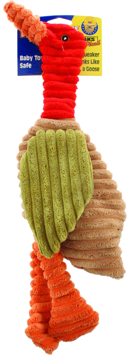 PETSPORT USA Tuff Squeaks Unstuffed Goose Dog Toy– HorseLoverZ