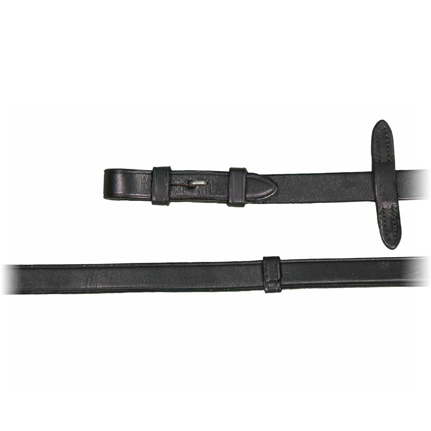 Vespucci Leather Reins with Grips & Hook Studs– HorseLoverZ