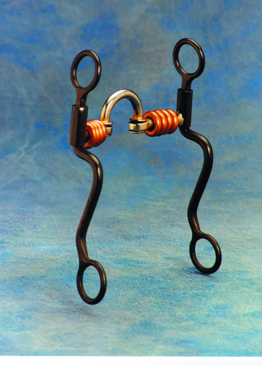 Colorado Saddlery Black Steel Double Hinged Copper Roller Correction B ...