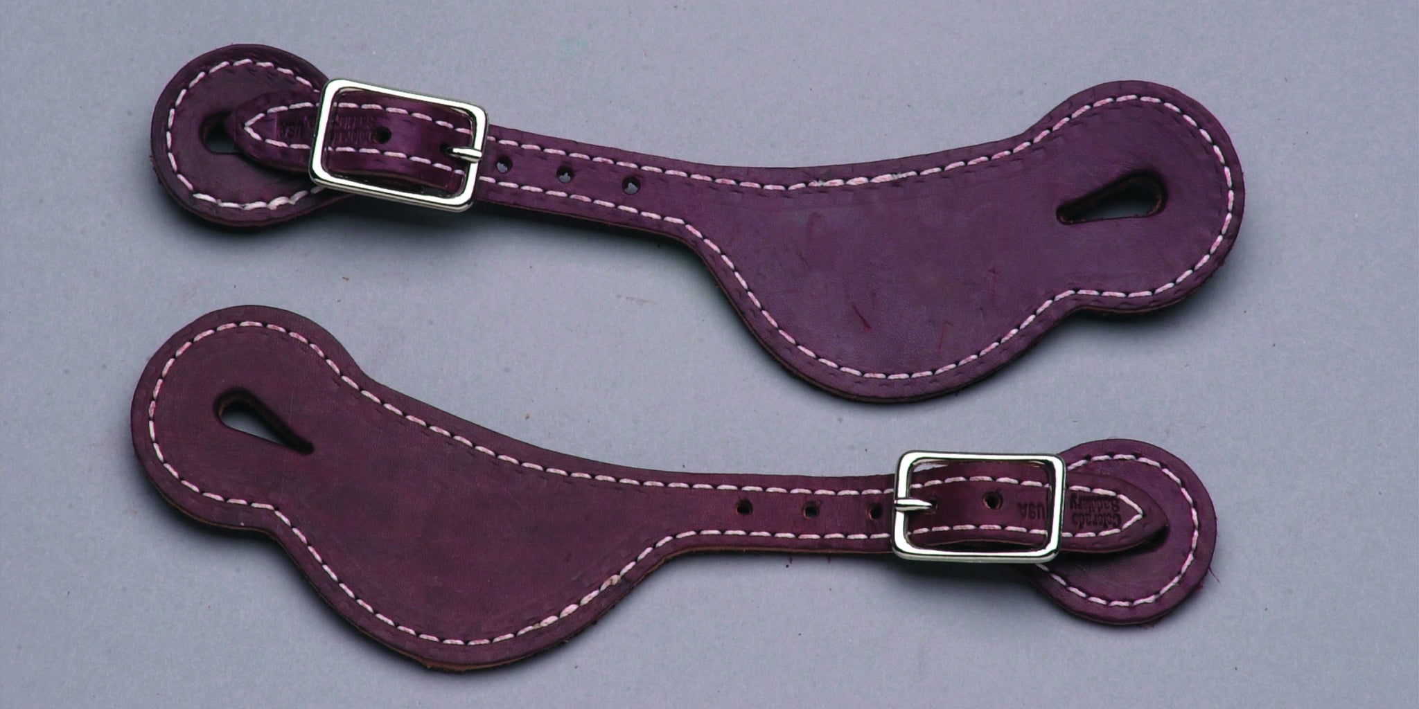 Colorado Saddlery Stitched Boot Protector Spur Straps– HorseLoverZ