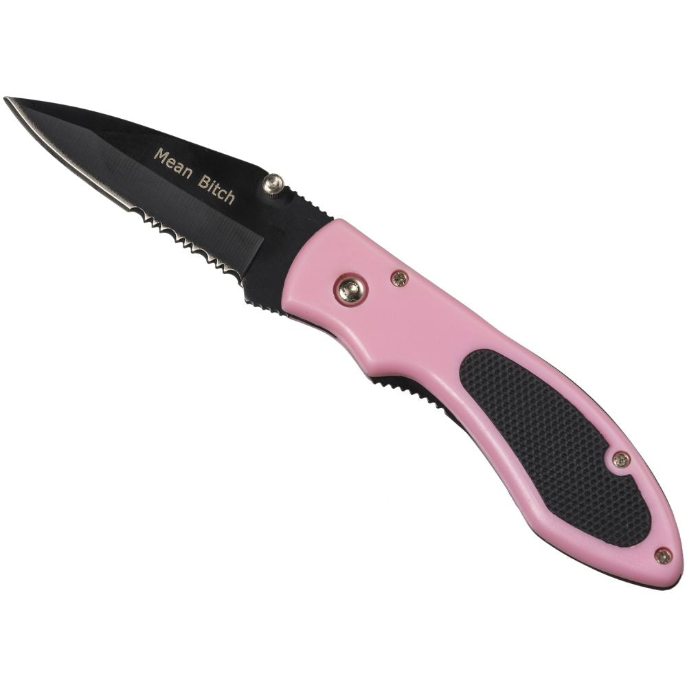 Tough-1 "Mean B" Half Serrated Knife– HorseLoverZ