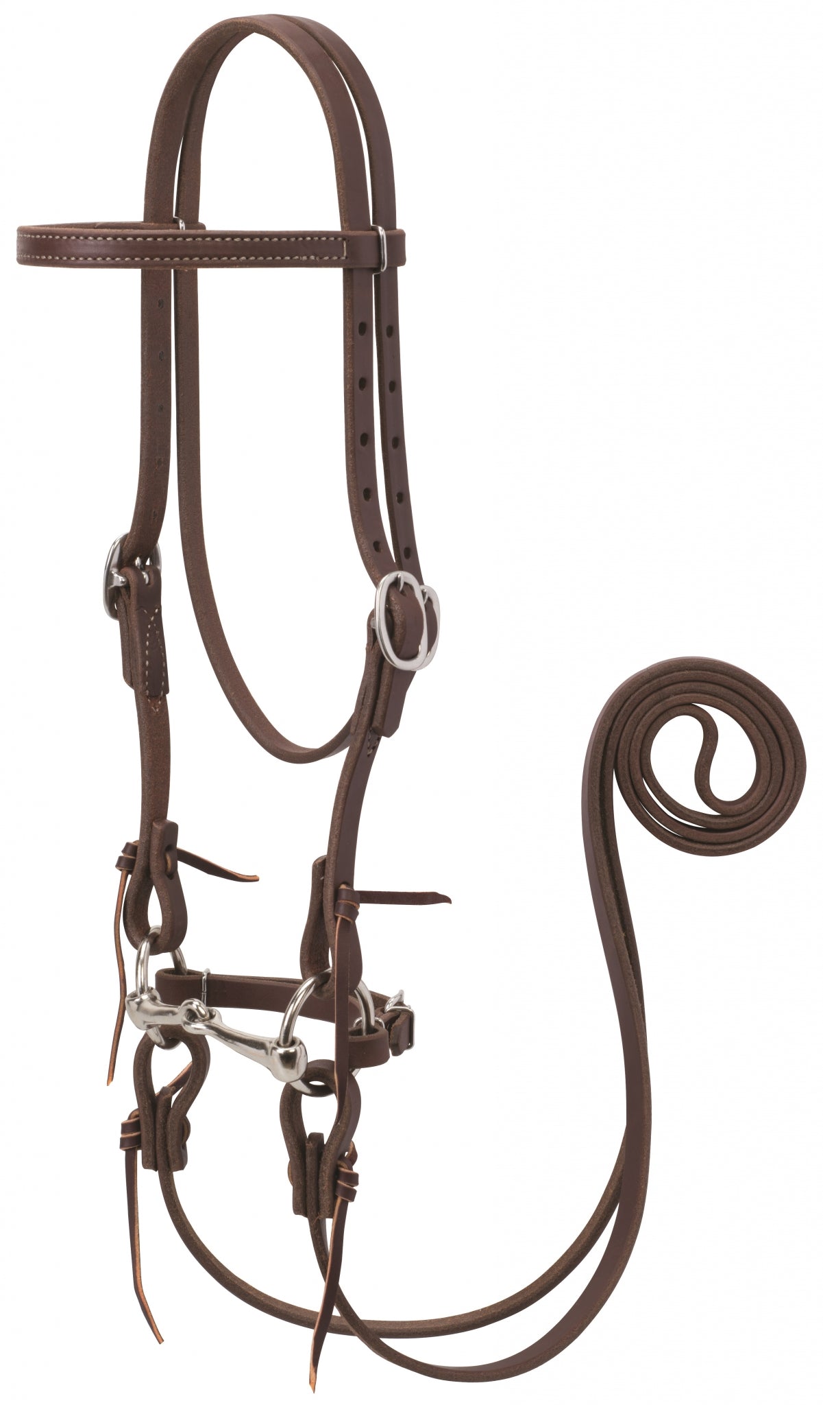 Weaver Working Tack Pony Bridle - 4-1/4" Snaffle Mouth Bit– HorseLoverZ