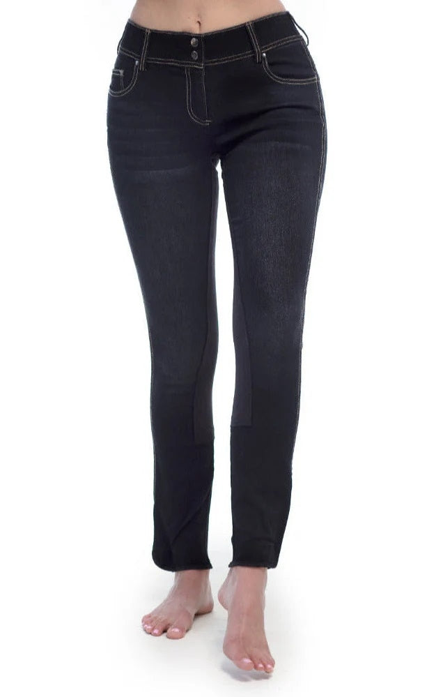 Goode Rider Ladies Equestrian Full Seat Mid Rise Jean Breeches– HorseLoverZ