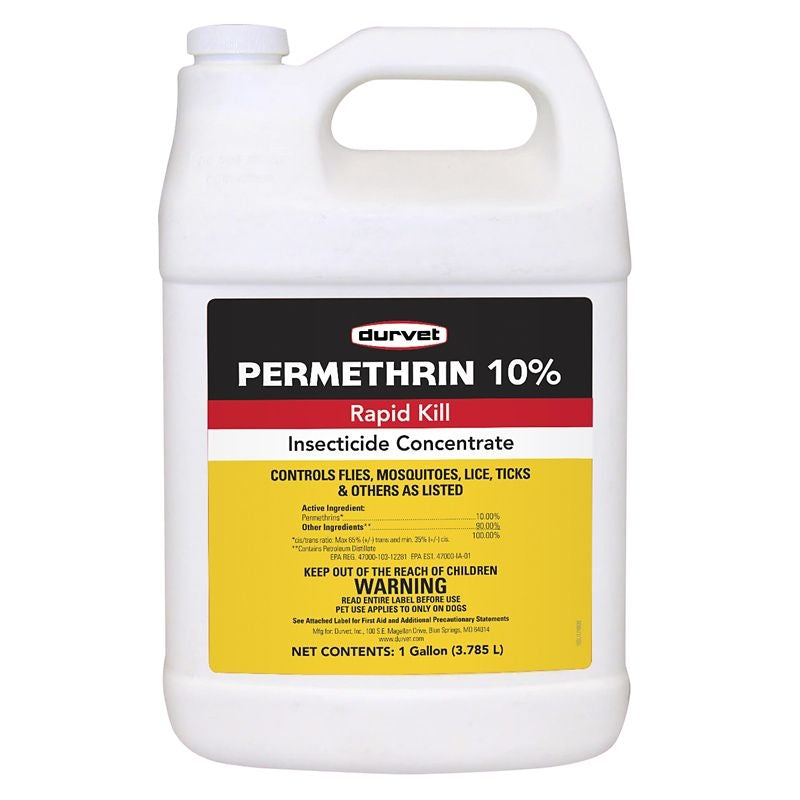 Durvet Permethrin 10% Rapid Kill Insecticide Concentrate– HorseLoverZ