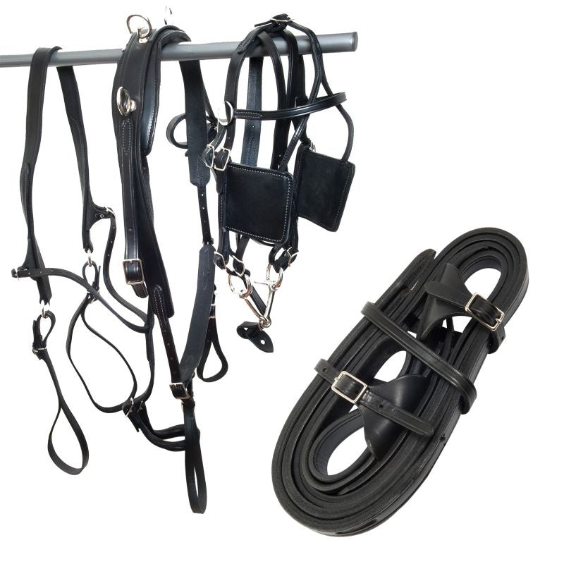 Tory Leather Miniature Driving Harness– HorseLoverZ
