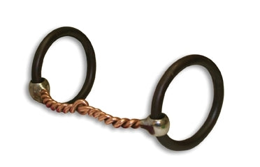 Professionals Choice Copper Twist Ring Snaffle– HorseLoverZ